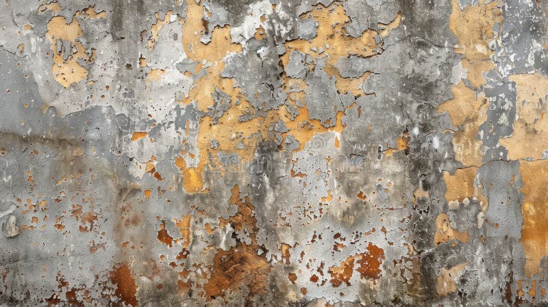 Weathered Wall Texture with Peeling Paint and Rustic Charm in Natural ...