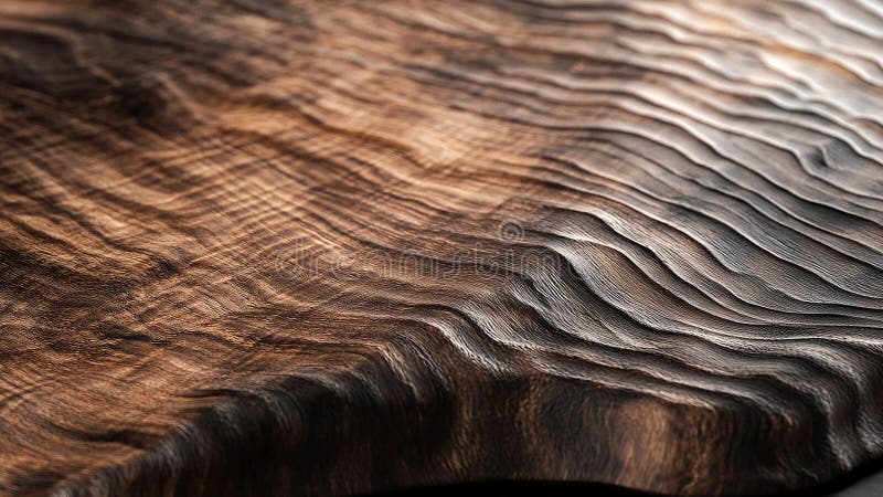 Aged Walnut with a Rugged, Textured Appearance and Visible Grain ...