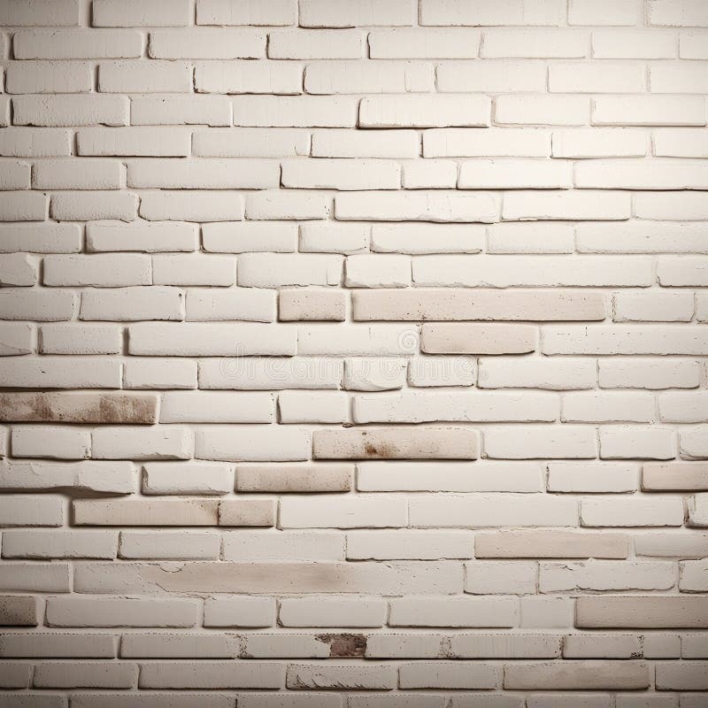 Aged White Brick Wall stock image. Image of brickwork - 291618289
