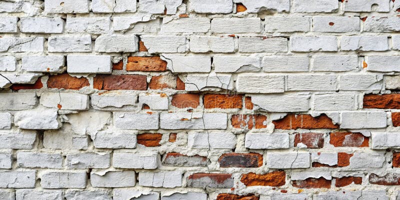 Aged White Brick Wall Texture a Grungy Textured Background Featuring ...