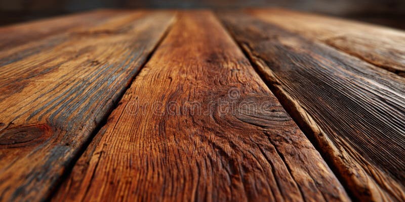Aged Wood Planks Texture - Rustic Wooden Surface Stock Illustration ...