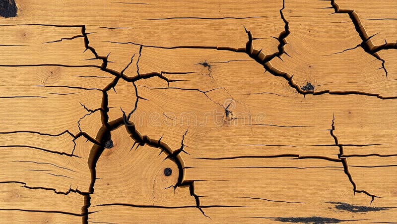 Aged Wood Surface with Soft Texture Patterns and Cracks from Old Coffee ...