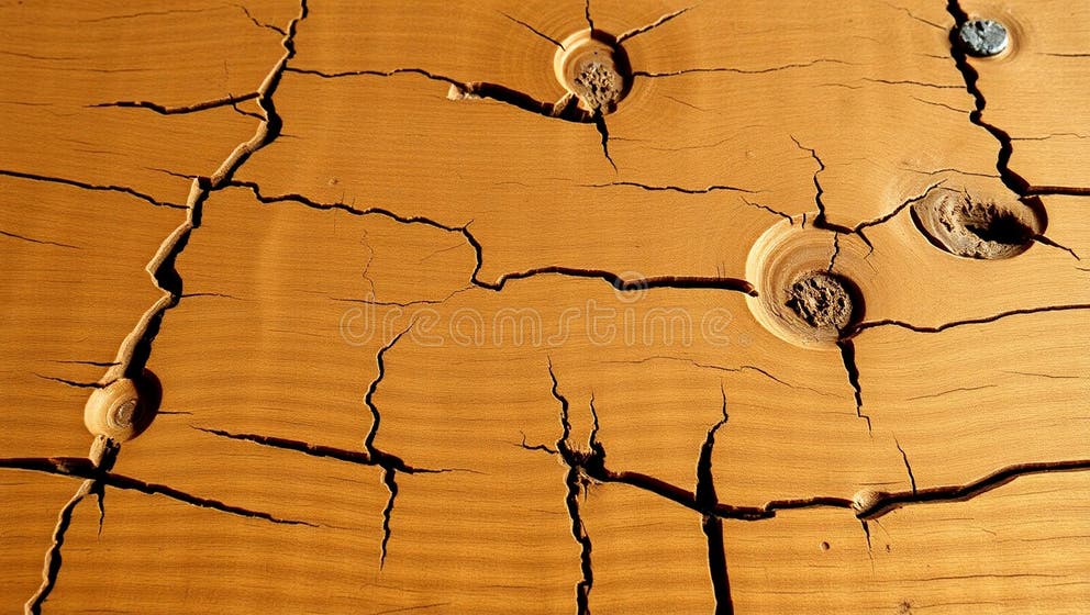 Aged Wood Surface with Soft Texture Patterns and Cracks from Old Coffee ...