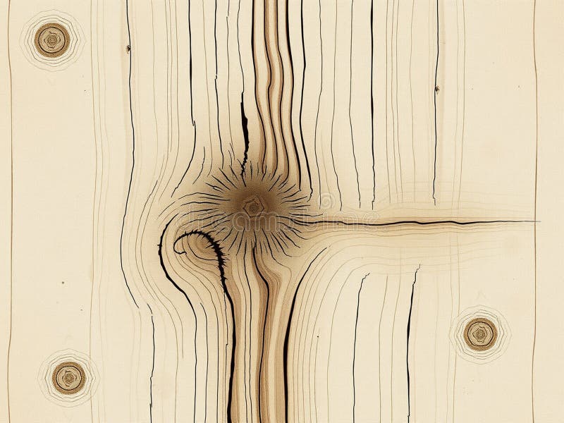 Aged Wood Surface with Soft Texture Patterns and Cracks from Old Coffee ...