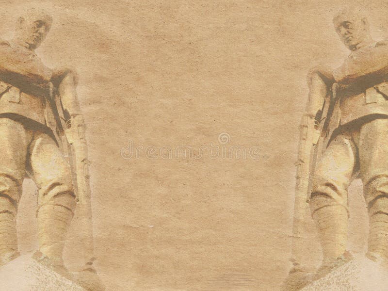 Aged World War Two Border for Crafting and More Stock Photo - Image of ...