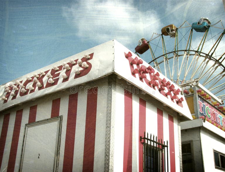Vintage Carnival Ticket Booth Stock Photos - Free & Royalty-Free Stock ...
