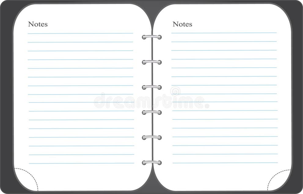 Agenda stock vector. Illustration of agenda, draw, lines - 5148078