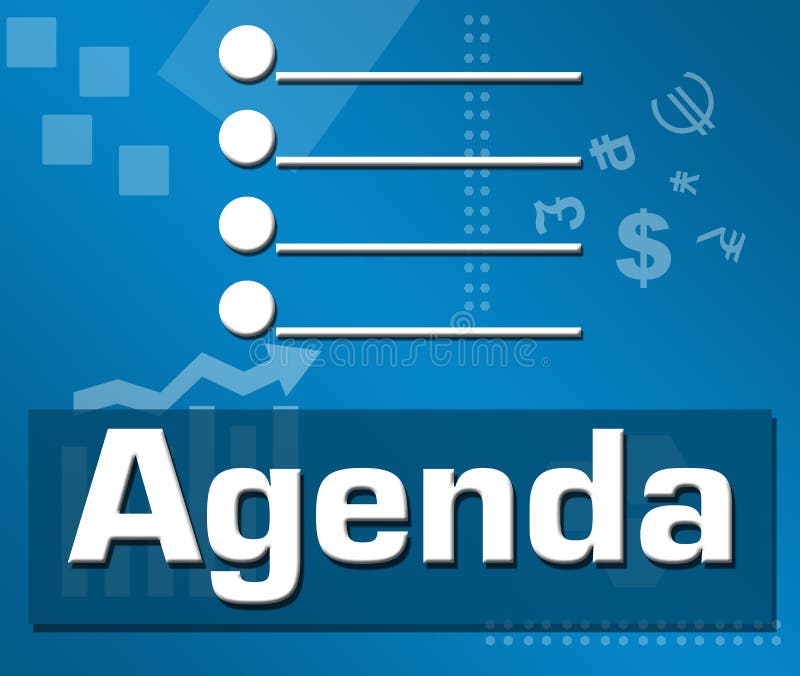 Agenda Blue Stripe Icon stock illustration. Illustration of background ...