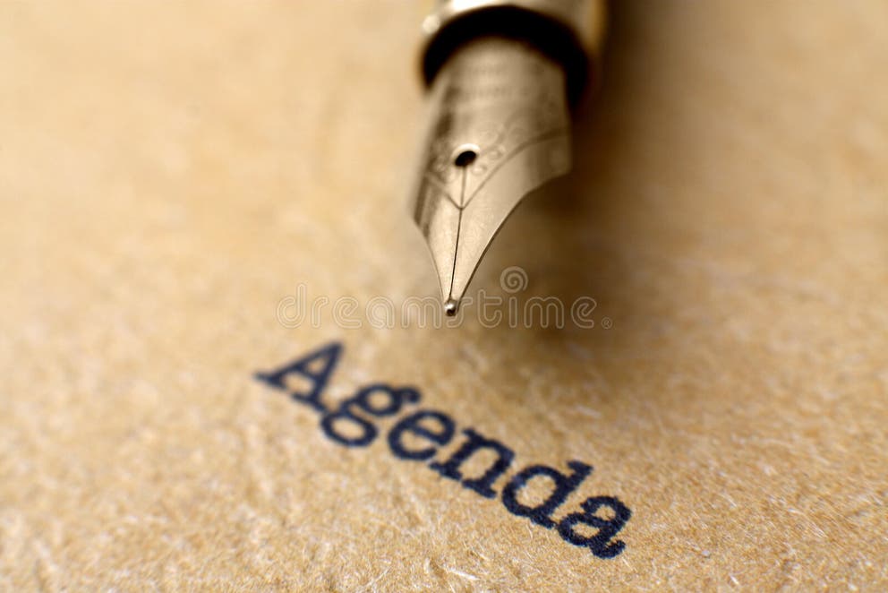 Agenda stock image. Image of fountain, agenda, calligraphy - 36614941