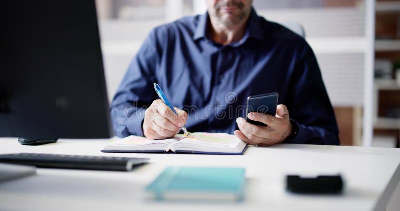 Agenda Meeting Plan Schedule Stock Image - Image of smartphone ...