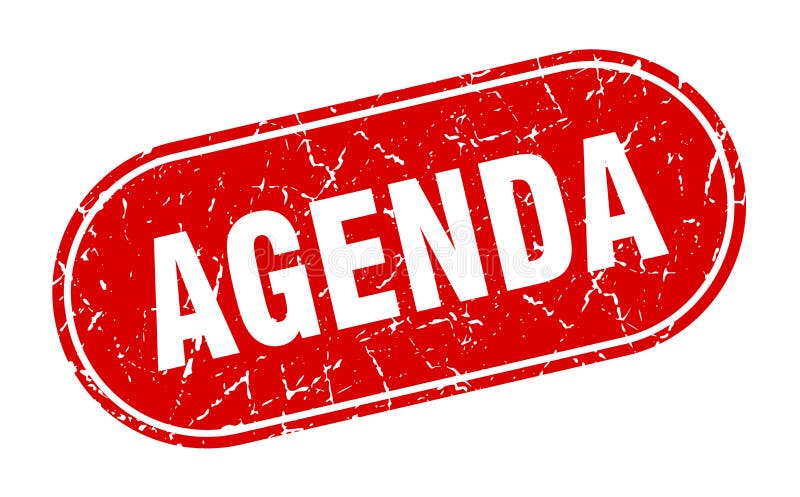 Agenda Sign. Agenda Grunge Stamp Stock Vector - Illustration of square ...