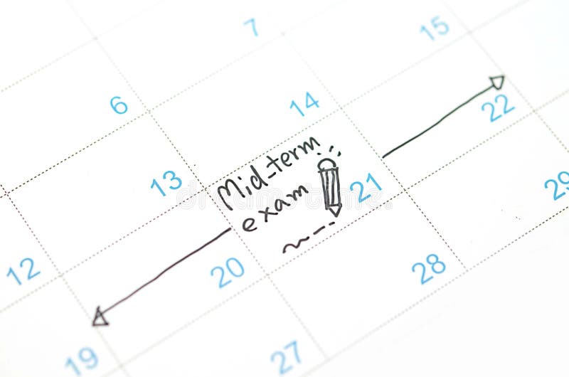 Agenda in Time Planner or Calendar Stock Image - Image of open, plan ...