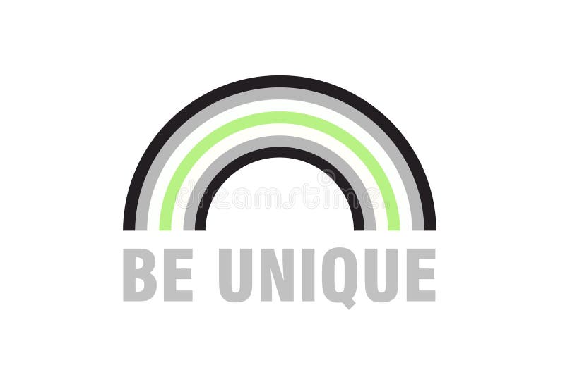Agender Flag Rainbow Short Quote Awareness Typography Poster Stock ...