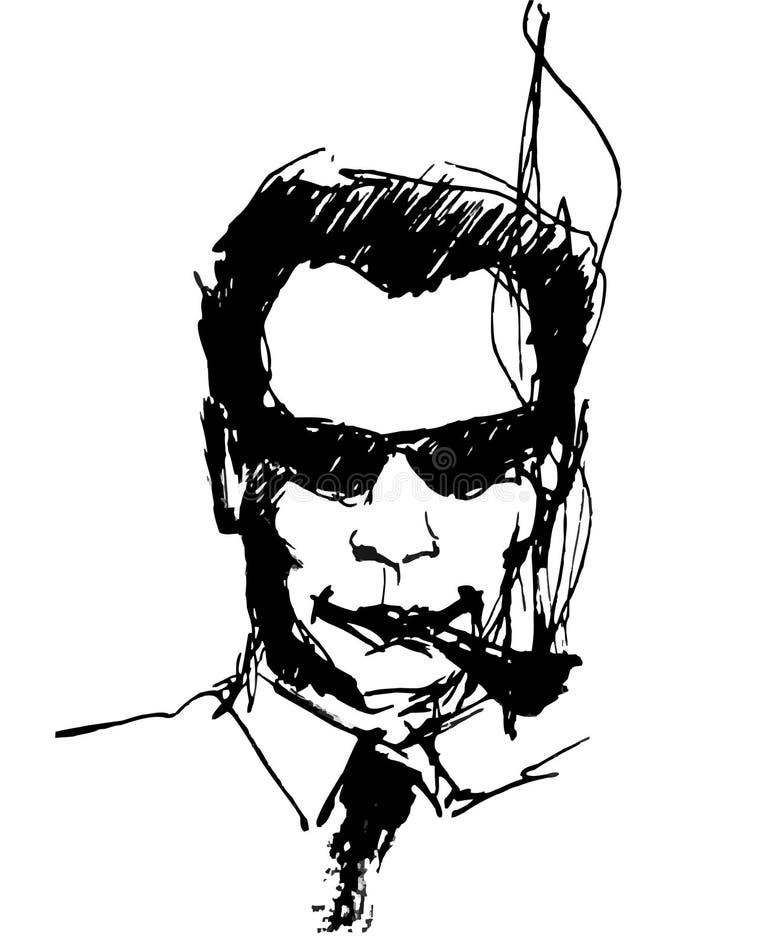 Black Suit Agent Stock Illustrations – 1,981 Black Suit Agent Stock ...