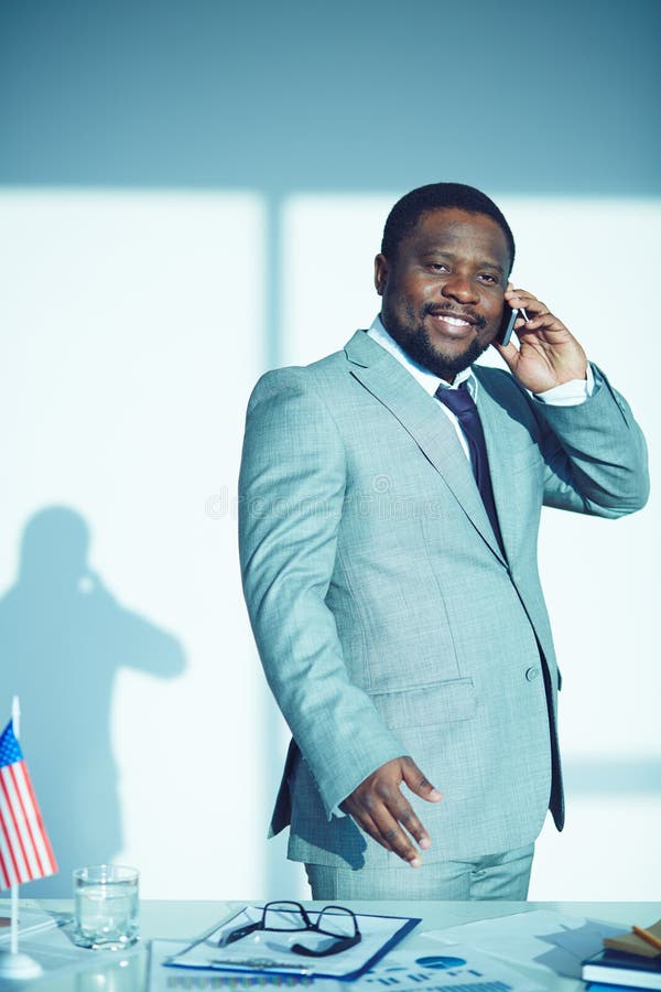 Agent calling stock photo. Image of executive, profession - 101325066