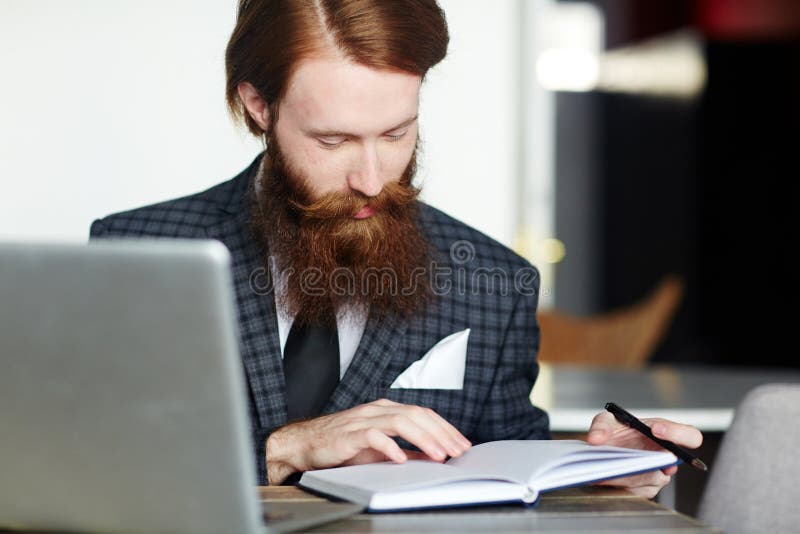 Agent with diary stock photo. Image of business, specialist - 95722930