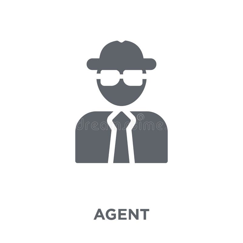 Agent Icon from Collection. Stock Vector - Illustration of worker ...