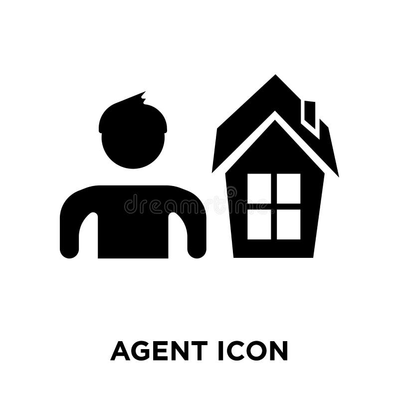 Agent Concept Vector Linear Icon Isolated on Transparent Background ...