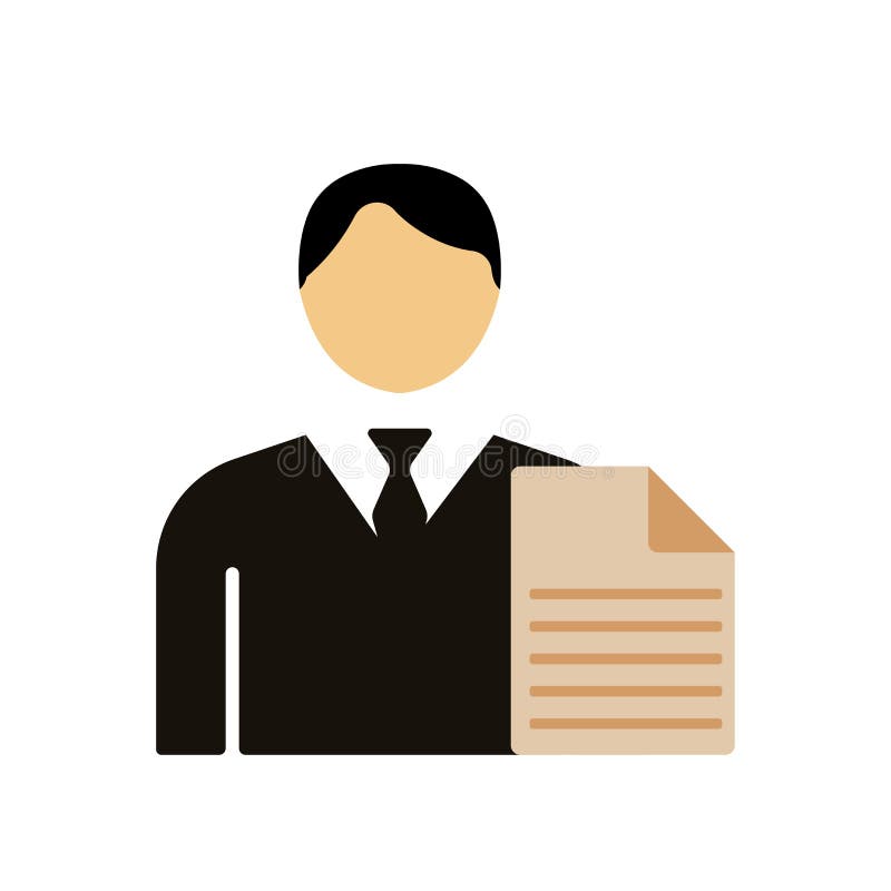 Agent Icon Vector Sign and Symbol Isolated on White Background Stock ...