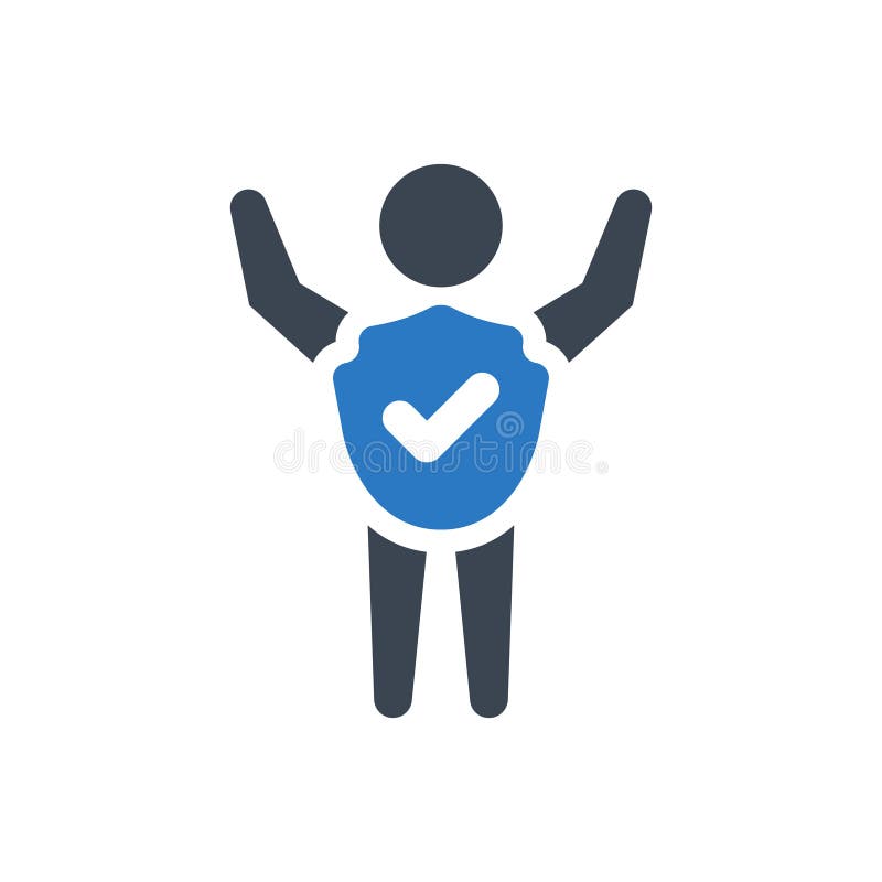 Agent insurance icon stock vector. Illustration of business - 254772356