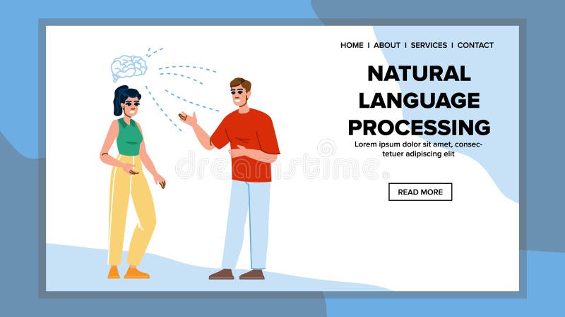 Agent Natural Language Processing Vector Stock Illustration ...