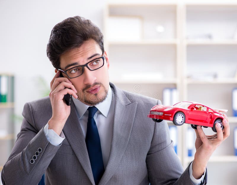 Agent Offering Car Motor Insurance Stock Photo - Image of dealer, agent ...