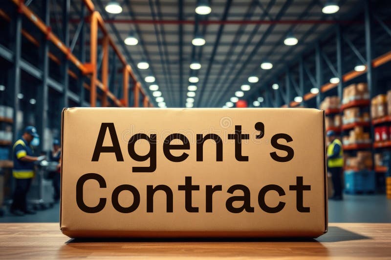 Agentâ€™s Contract Text Words Meaning Theme Cargo Delivery Logistics ...