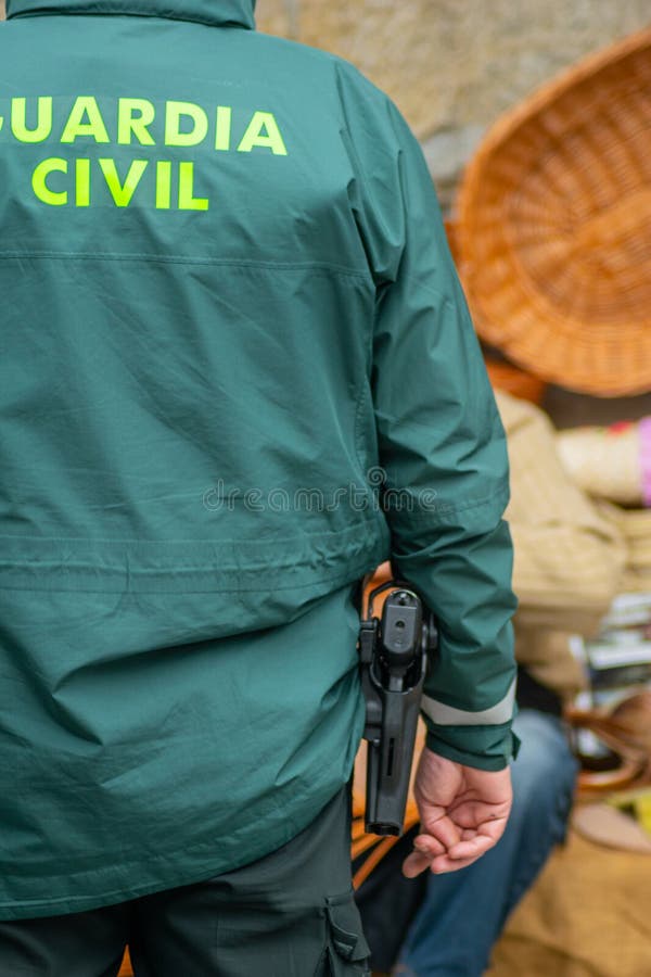 Agent of the Spanish Civil Guard Stock Image - Image of patriotism ...