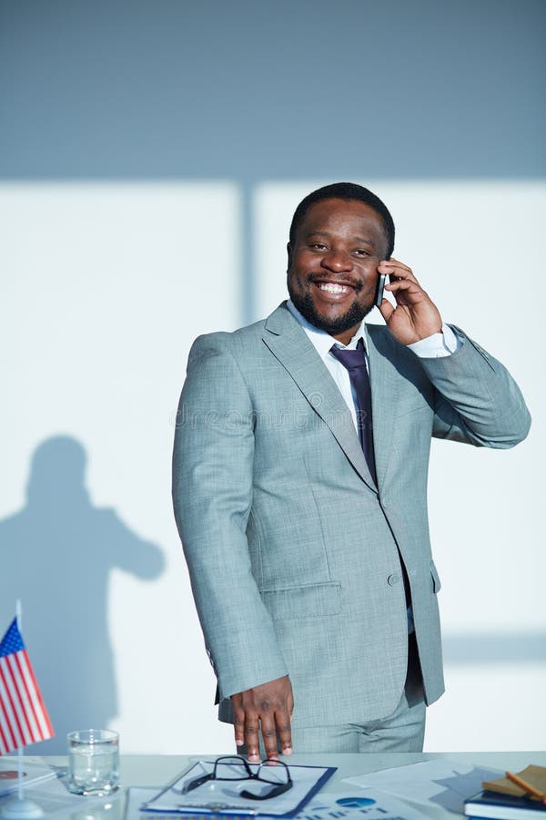 Agent speaking stock image. Image of happy, entrepreneur - 56008365