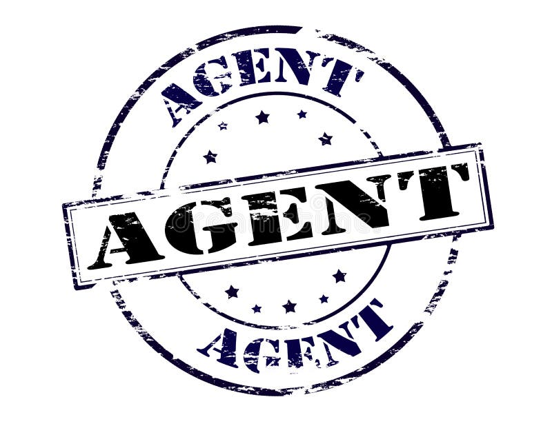 Agent stock illustration. Illustration of sign, blck - 93261950
