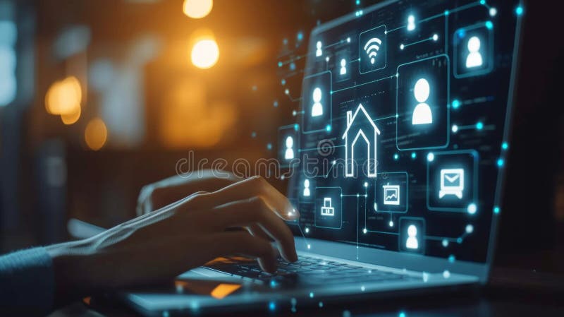 An Agent Utilizing Digital Tools To Market Properties Effectively Stock ...