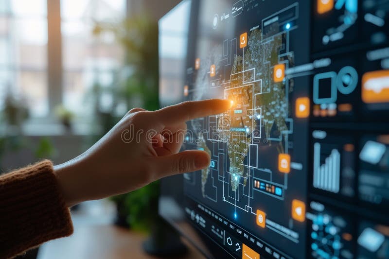 An Agent Utilizing Digital Tools To Market Properties Effectively Stock ...