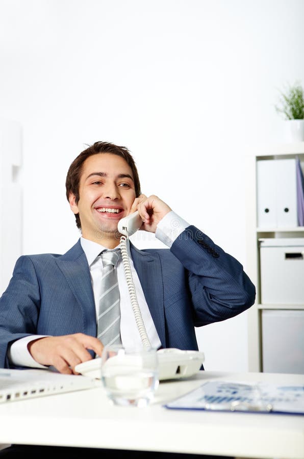 Agent working stock image. Image of broker, collar, businessman - 23638033