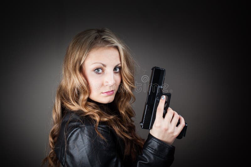 Agente da mulher do FBI. imagem de stock. Imagem de agente - 33058347