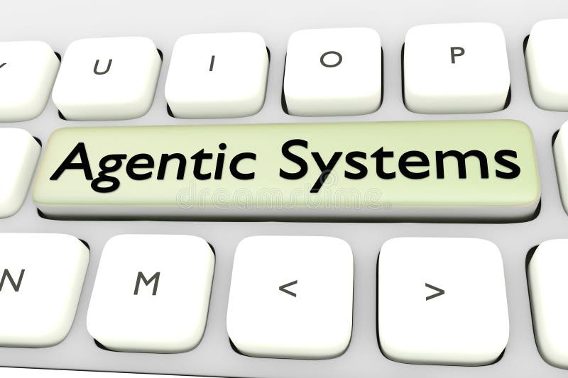 Agentic Systems concept stock illustration. Illustration of ...