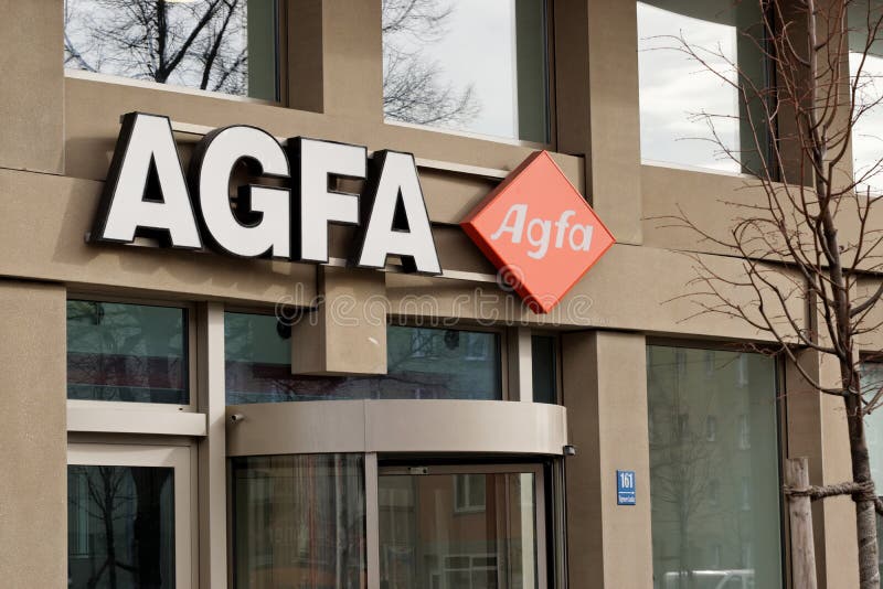 Agfa editorial photography. Image of sign, munich, space - 37535307