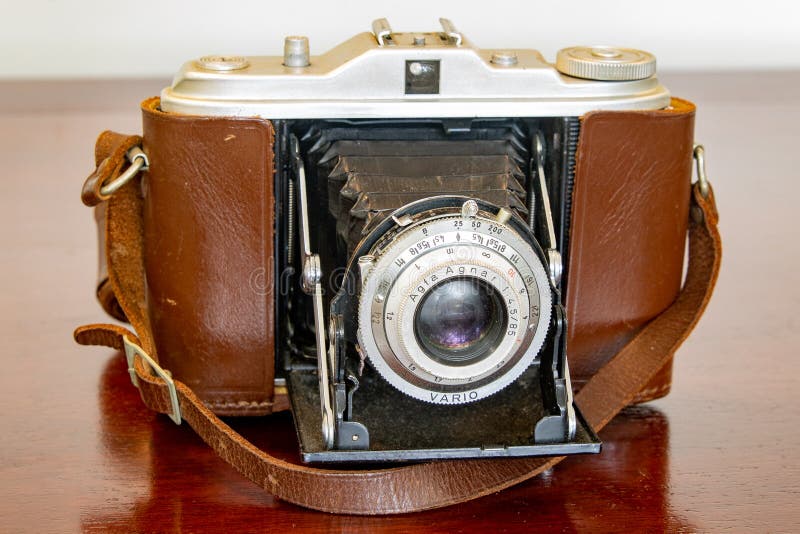 Agfa Agnar Vintage and Old Camera Editorial Stock Photo - Image of agfa ...