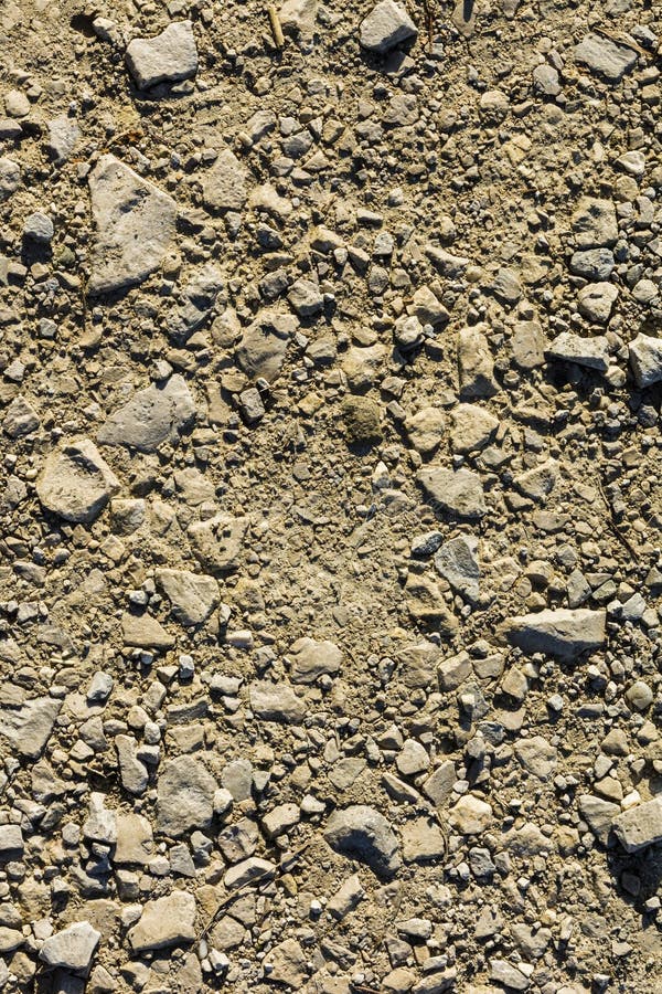 Aggregate As Hardening of a Dirt Road - Texture Stock Photo - Image of ...