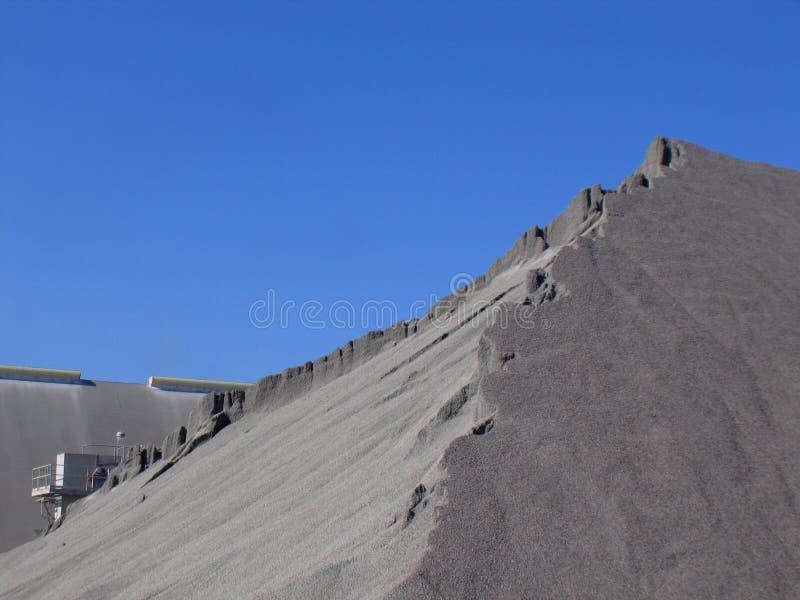 Aggregate / Gravel Pattern - a Heap of Coarse Gray Stones, Crushed at a ...