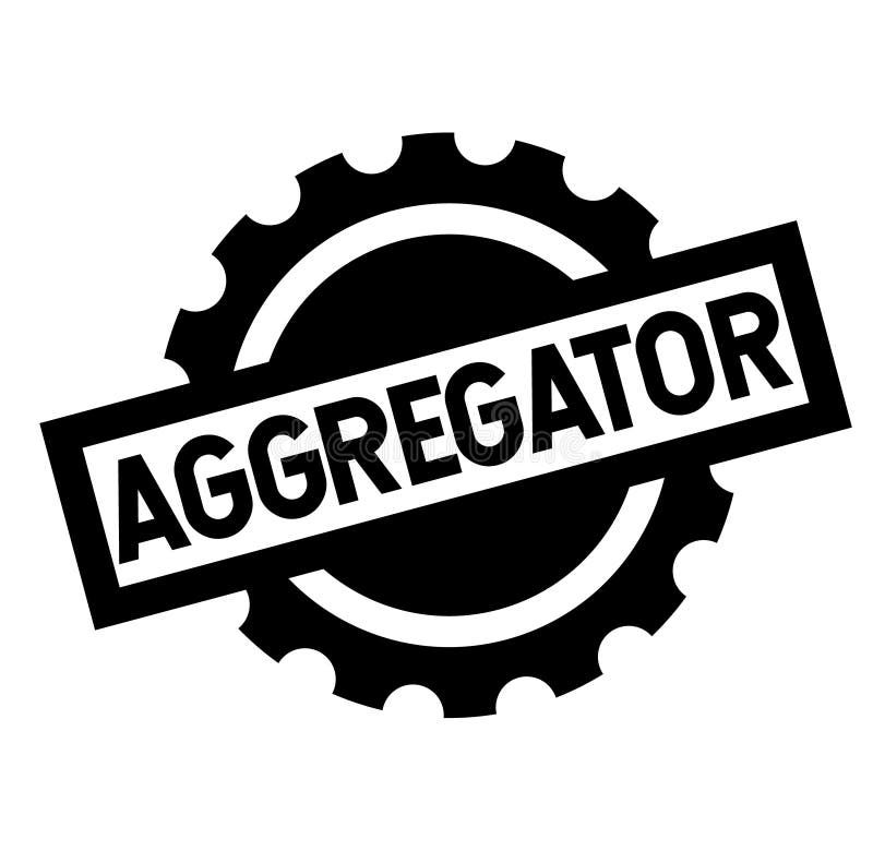 Aggregator Red Grunge Stamp Stock Vector - Illustration of rubber ...