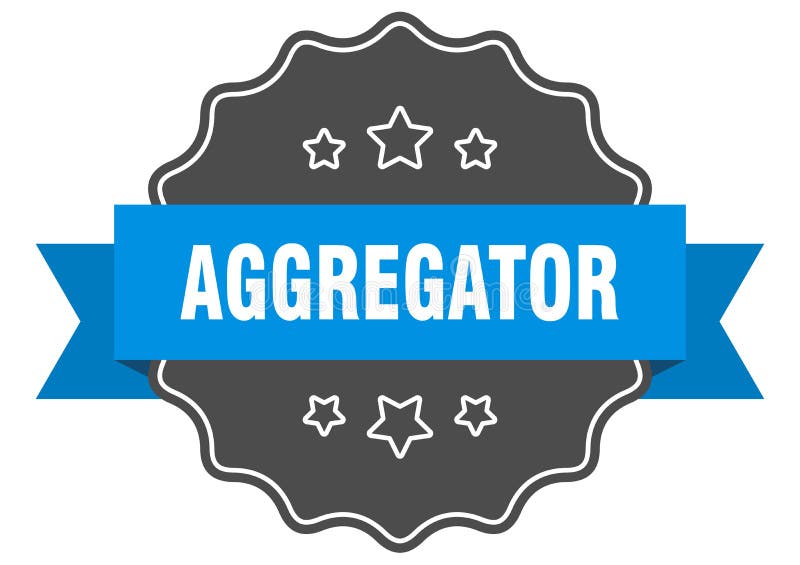 Aggregator label stock vector. Illustration of circle - 194922309