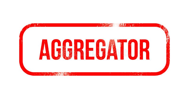 Aggregator - Red Grunge Rubber, Stamp Stock Illustration - Illustration ...