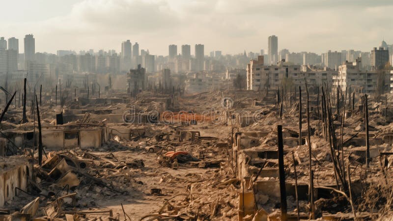 Aggression Burst into Flames in Explosion Background Theme with ...