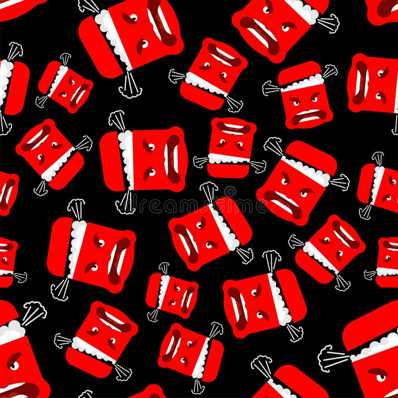 Aggression Pattern Seamless. Anger Background Stock Vector ...