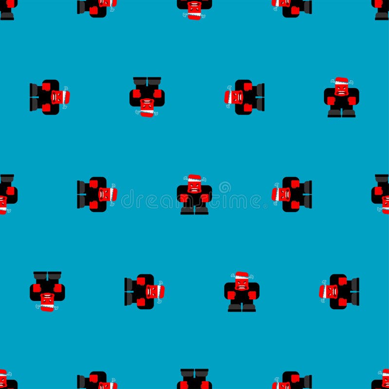 Aggression Pattern Seamless. Anger Background Stock Vector ...