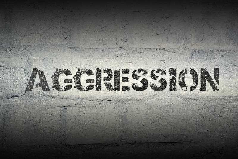 Aggression word gr stock photo. Image of prohibited, clash - 84885278