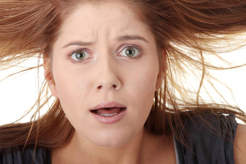 Bad hair day stock image. Image of long, frustration - 99620831