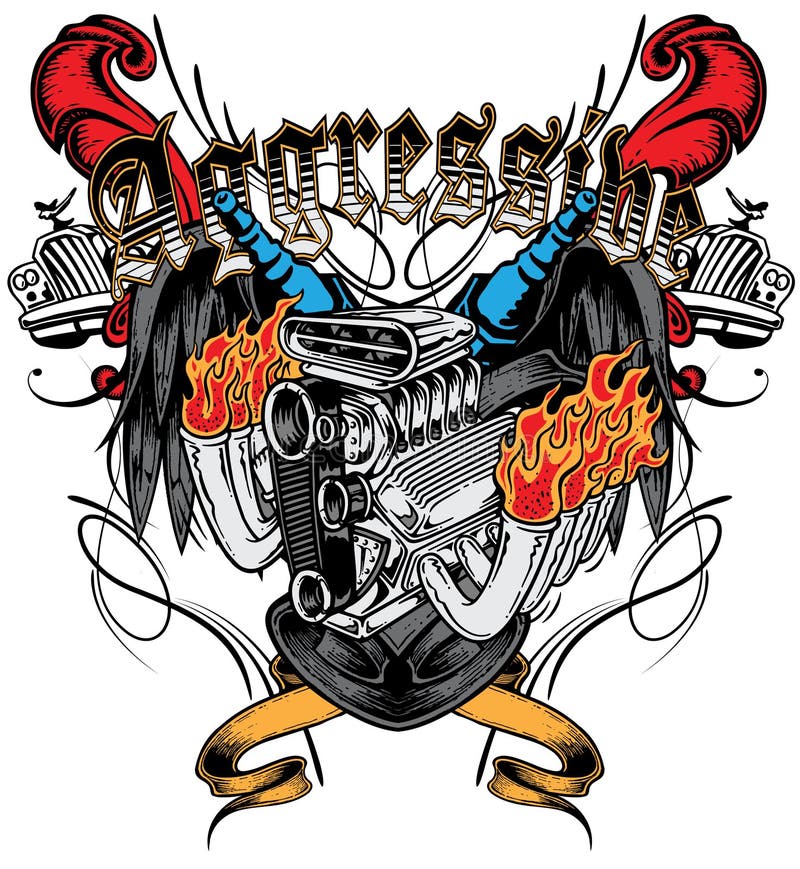 Aggressive stock vector. Illustration of icon, music - 23095812