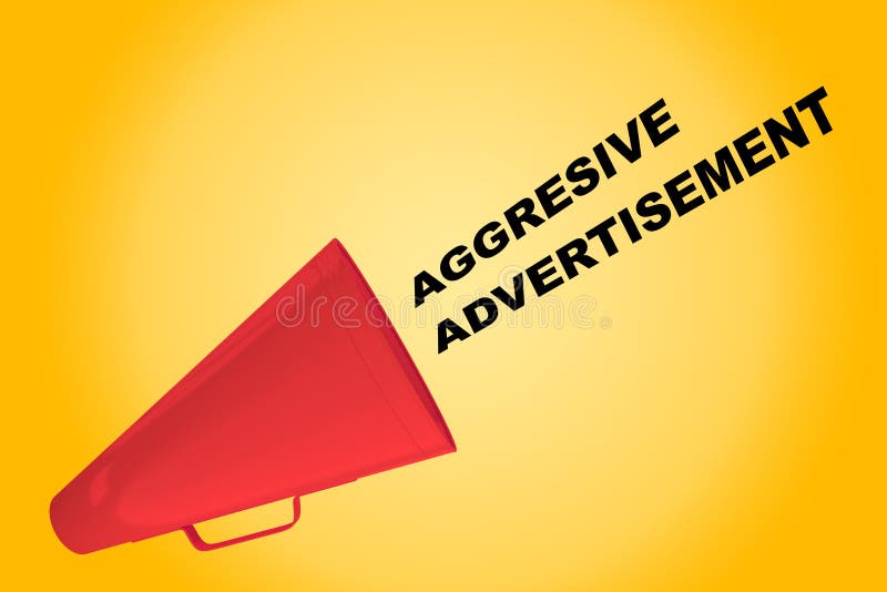 Aggressive Advertisement Stock Illustrations – 258 Aggressive ...