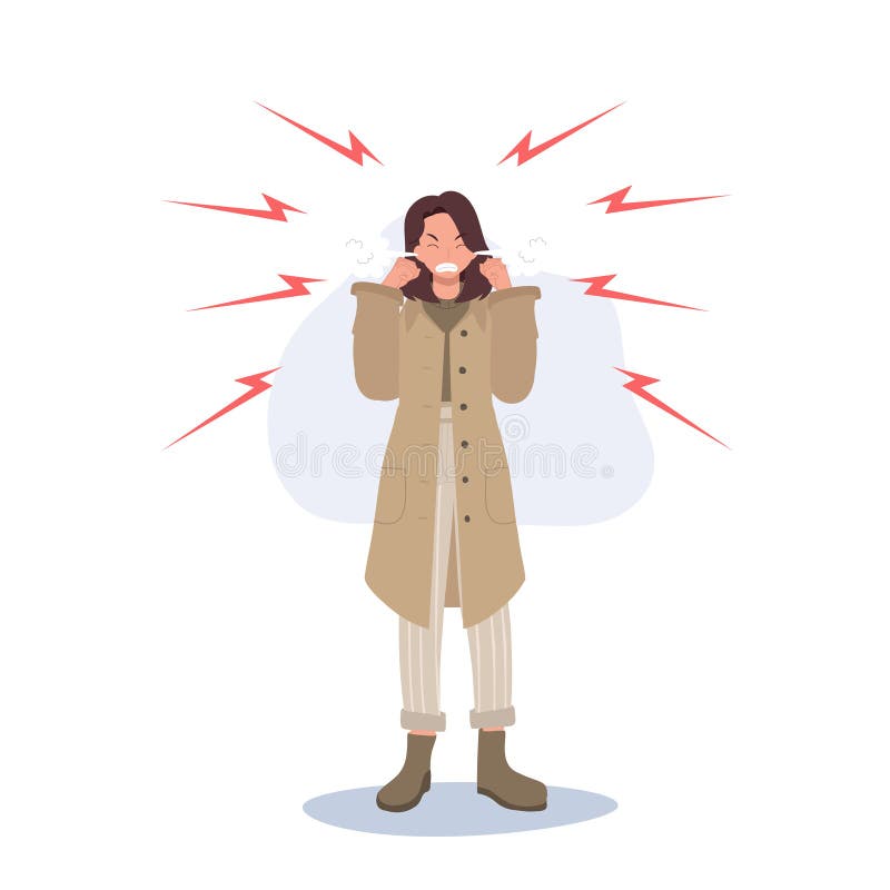 Aggressive Anger. Furious Very Angry Person Stock Vector - Illustration ...